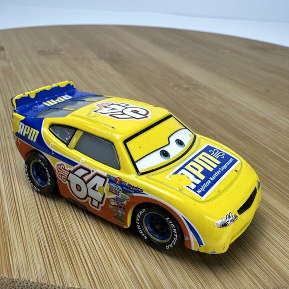 Mattel | Toys | Disney Pixar Cars Diecast Mattel Rpm 64 Yellow Blue ...
